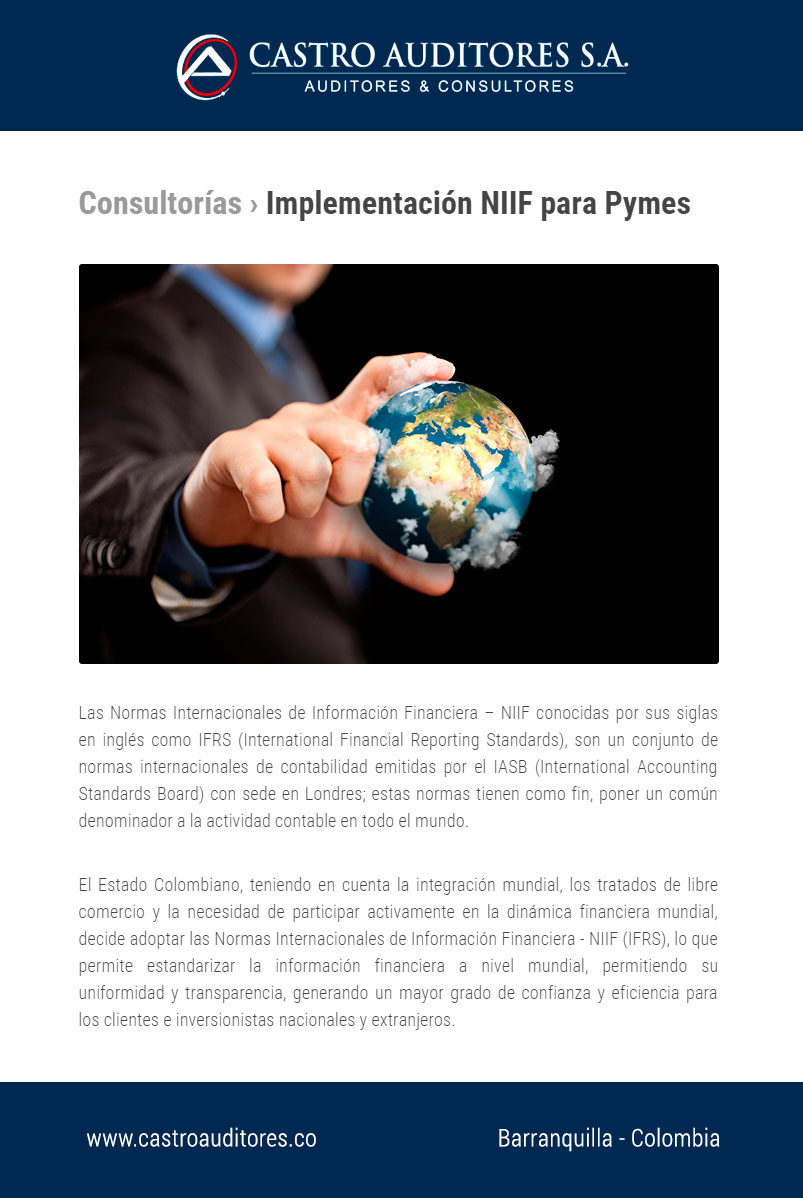 Implementación NIIF para Pymes › Castro Auditores S.A.